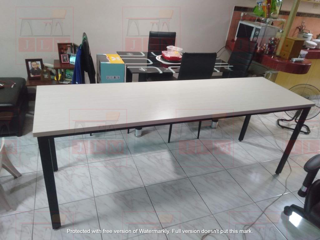 Customized Dining Table with Laminated Table Top and Powder Coated ...