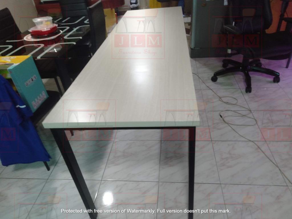 Customized Dining Table with Laminated Table Top and Powder Coated ...