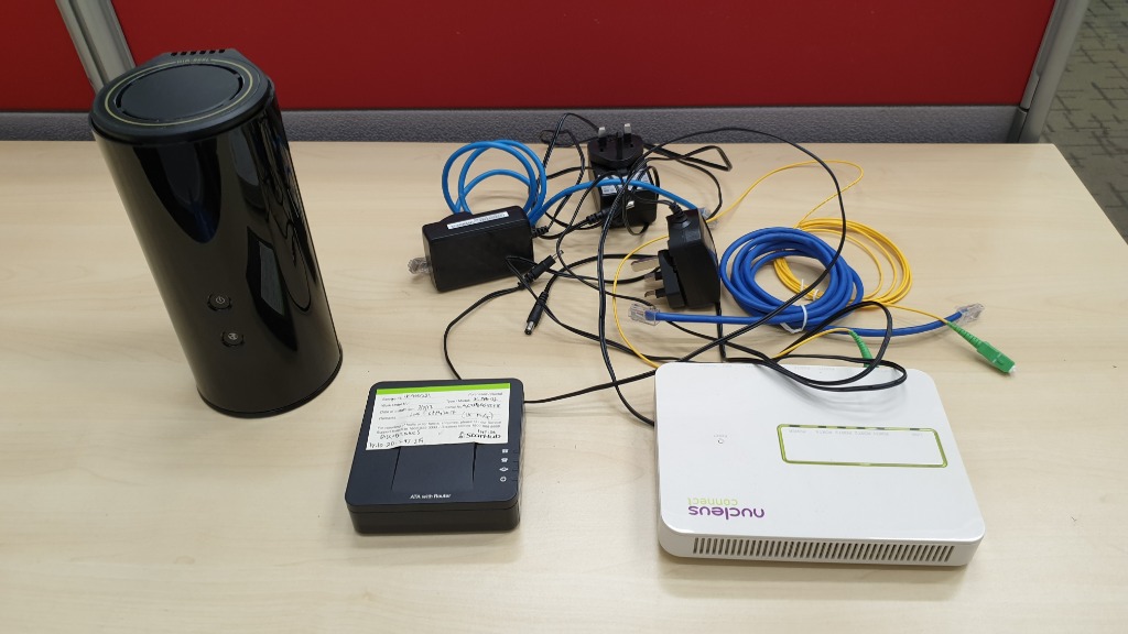 Dlink Fibre Modem & Nucleus Router Bundle, Computers & Tech, Parts ...