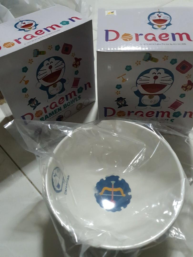 Doraemon Ramen Bowls, Furniture & Home Living, Kitchenware & Tableware ...