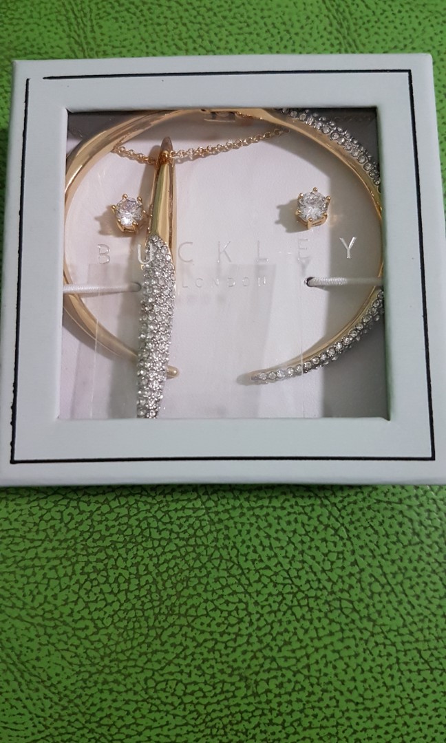 Edgware Gold Sparkle Set, Women's Fashion, Jewelry & Organisers ...