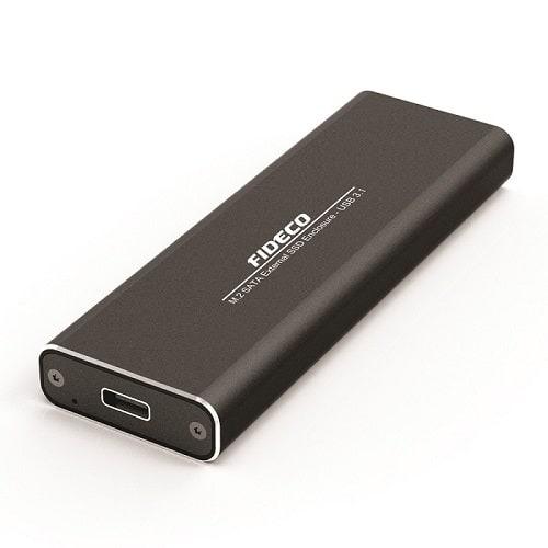 Fideco M.2 NGFF SATA SSD 10Gbps to USB 3.1 Type-C Converter Adapter ...