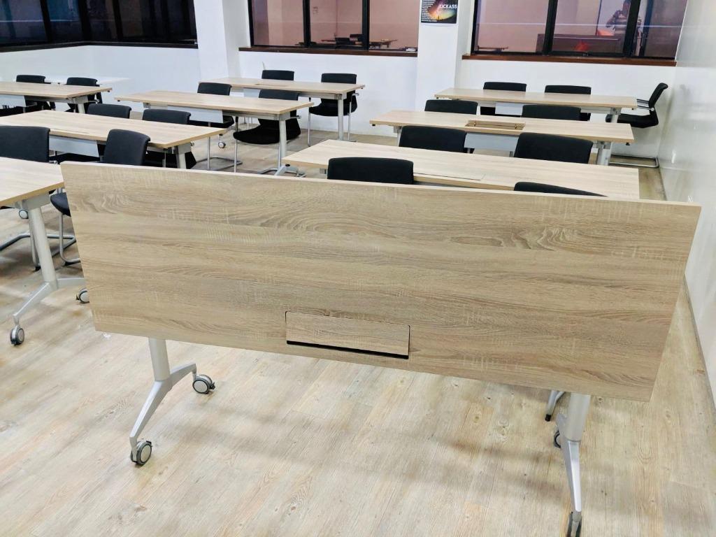 Foldable Conference Room / Classroom Tables, Furniture & Home Living ...