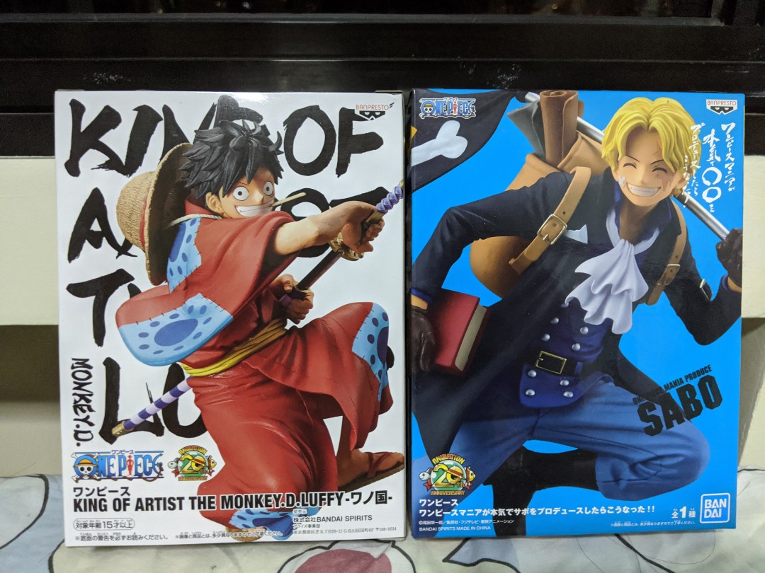 Gold Toei Set BNOne Piece Monkey D Luffy And Sabo Set Hobbies Toys Toys Games On Carousell