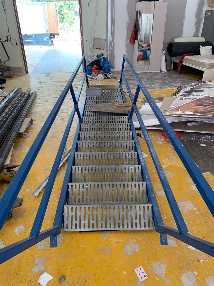 Industrial racking stairs, Furniture, Others on Carousell