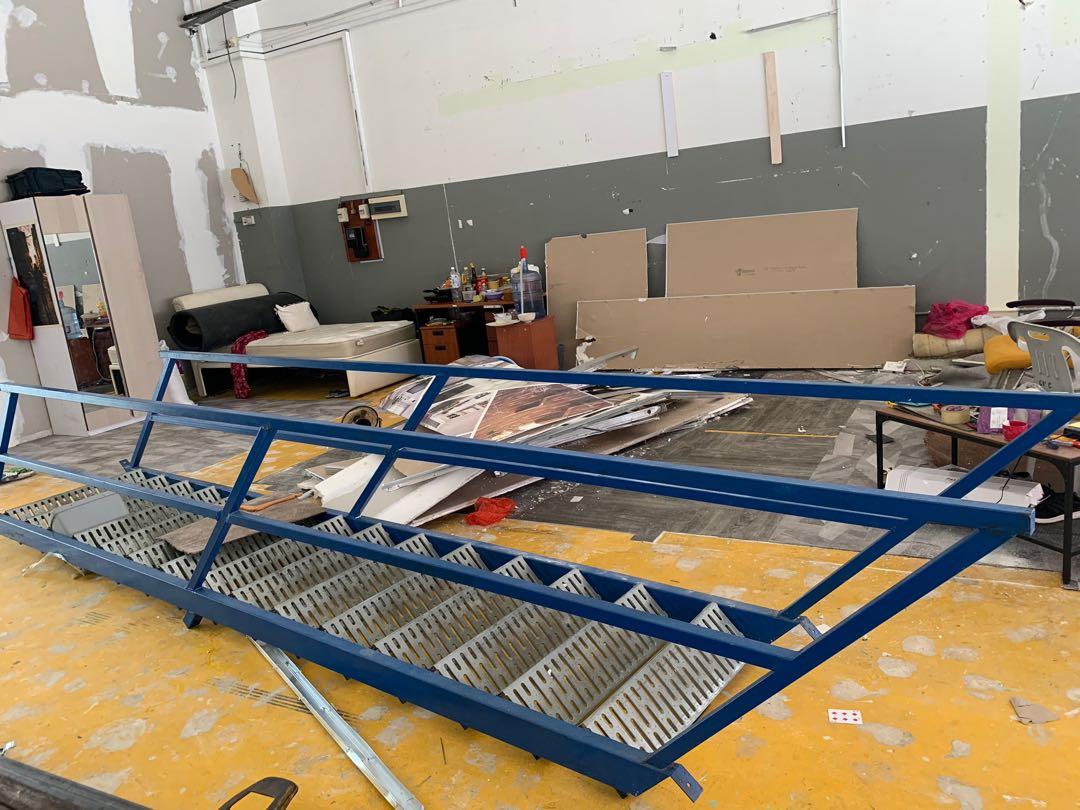 Industrial racking stairs, Furniture, Others on Carousell