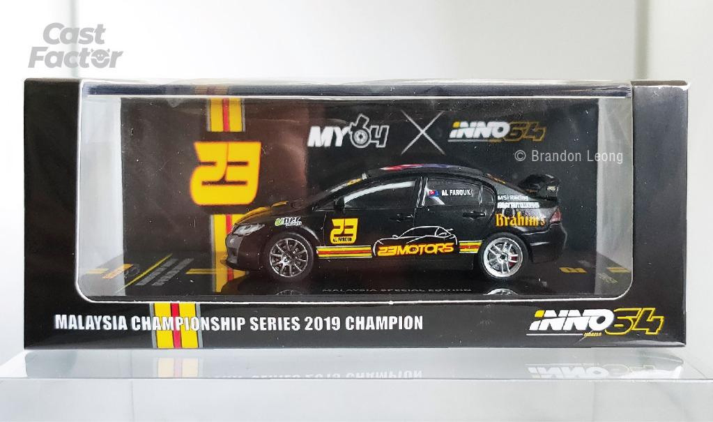 INNO 64 - Honda Civic FD2 Type-R #23 Al Farouk MCS 2019 Champion (Malaysia Special Edition ...