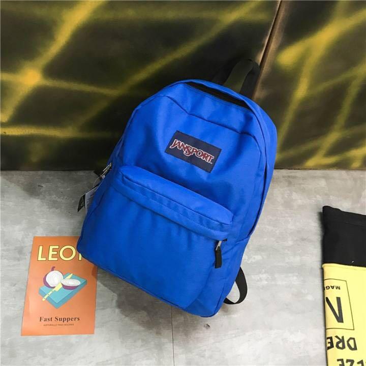 Jansport Blue Backpack, Women's Fashion, Bags & Wallets, Backpacks on ...