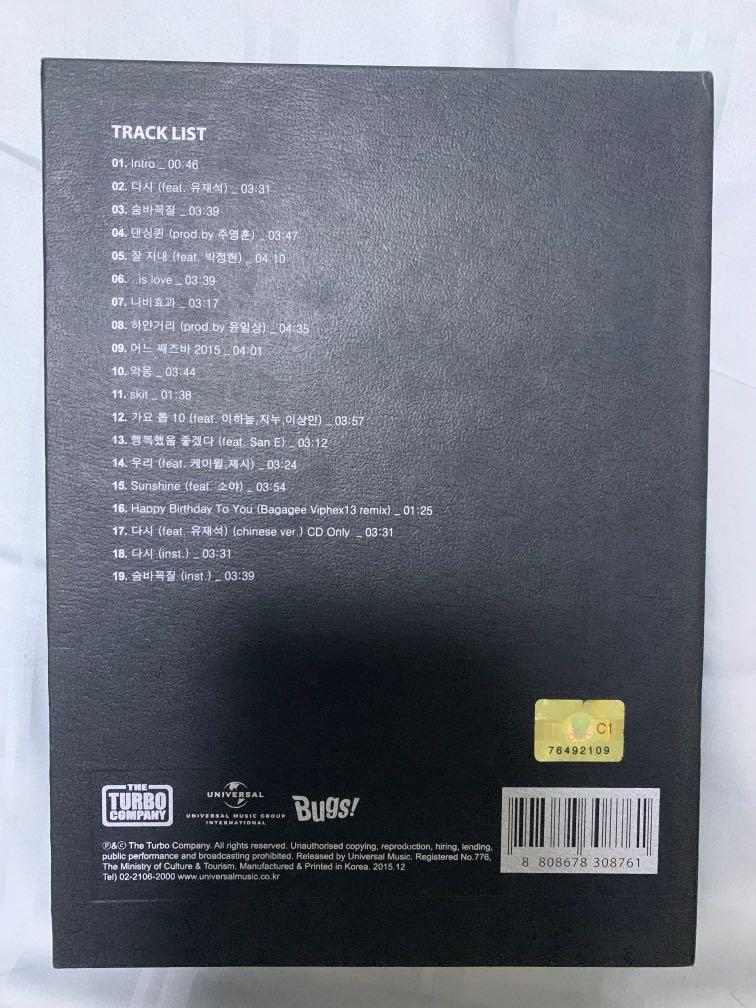 K-Pop Album - Again, Turbo 20th Anniversary Album, Hobbies & Toys ...