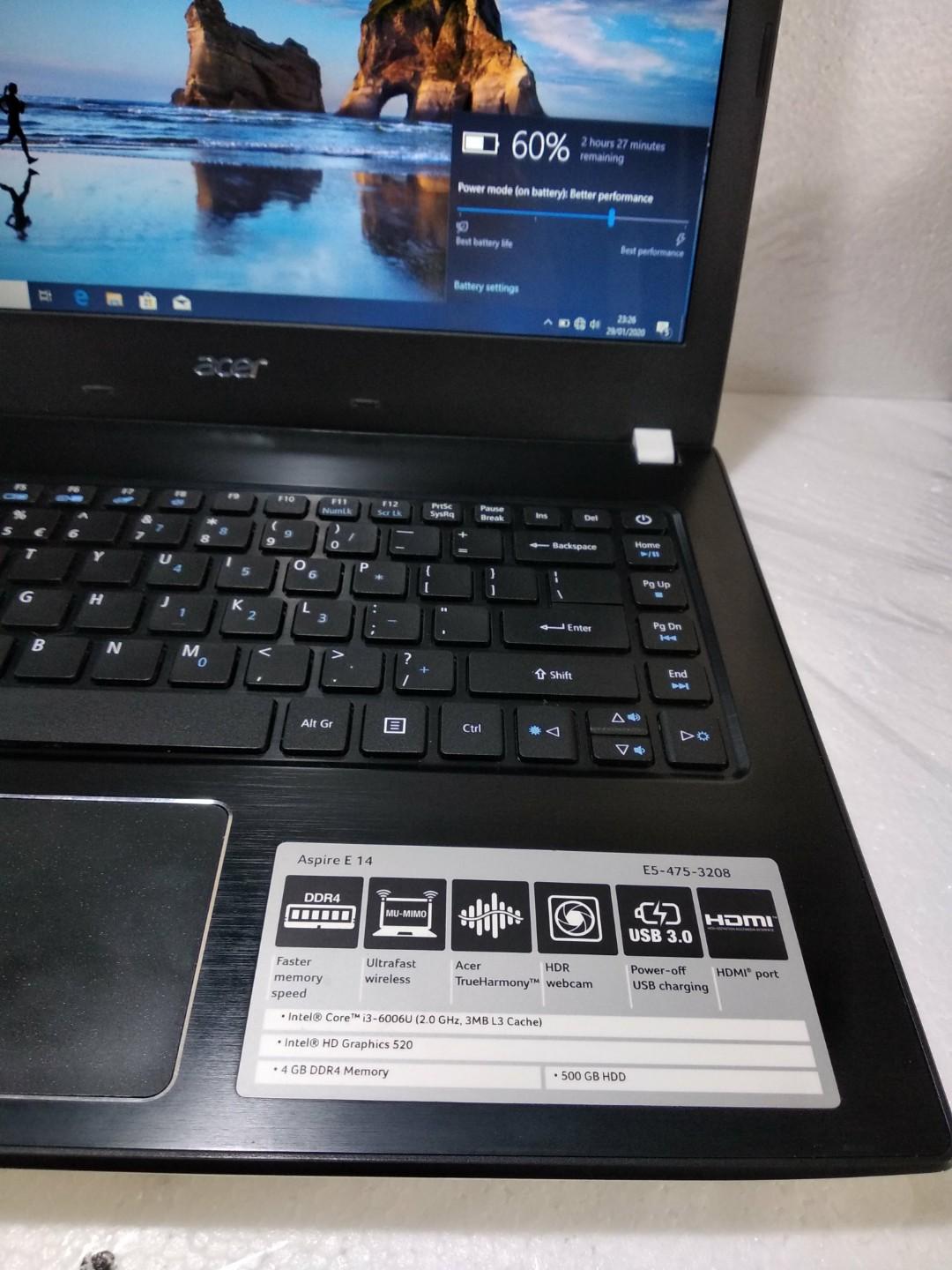 Laptop acer core i3, Elektronik, Komputer, Laptop di Carousell