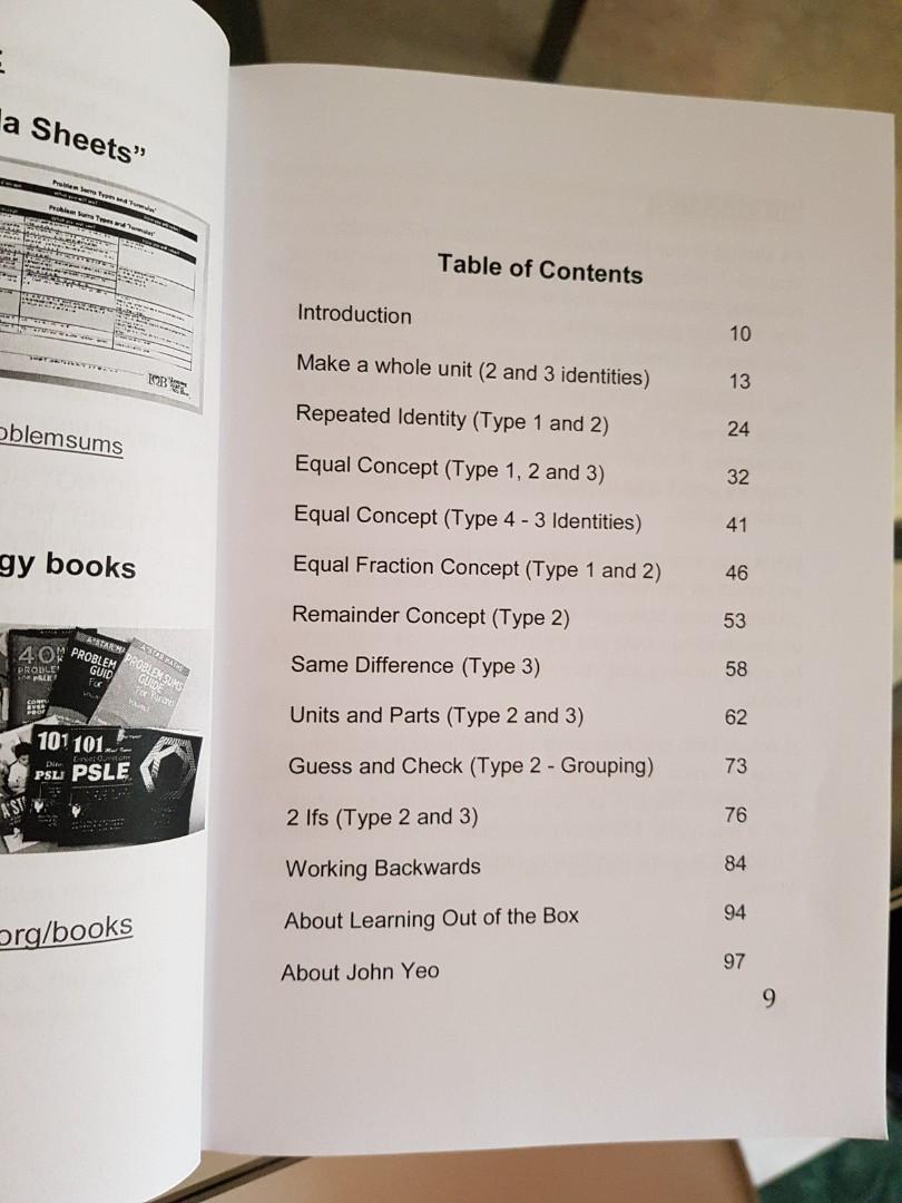 Learning Out of The Box - Problem Sums Guide for Parents for P3 to P6 ...