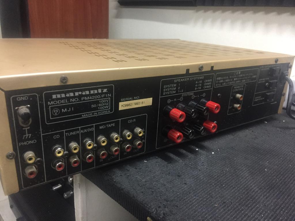 Marantz PM4200 Integrated Amplifier, Audio, Soundbars, Speakers ...