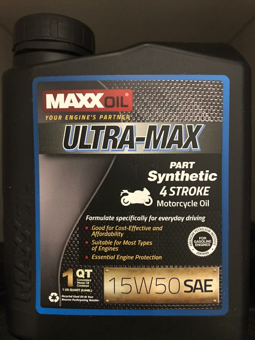 Maxx oil 4t 15w50 part systhetic, Car Accessories, Accessories on Carousell