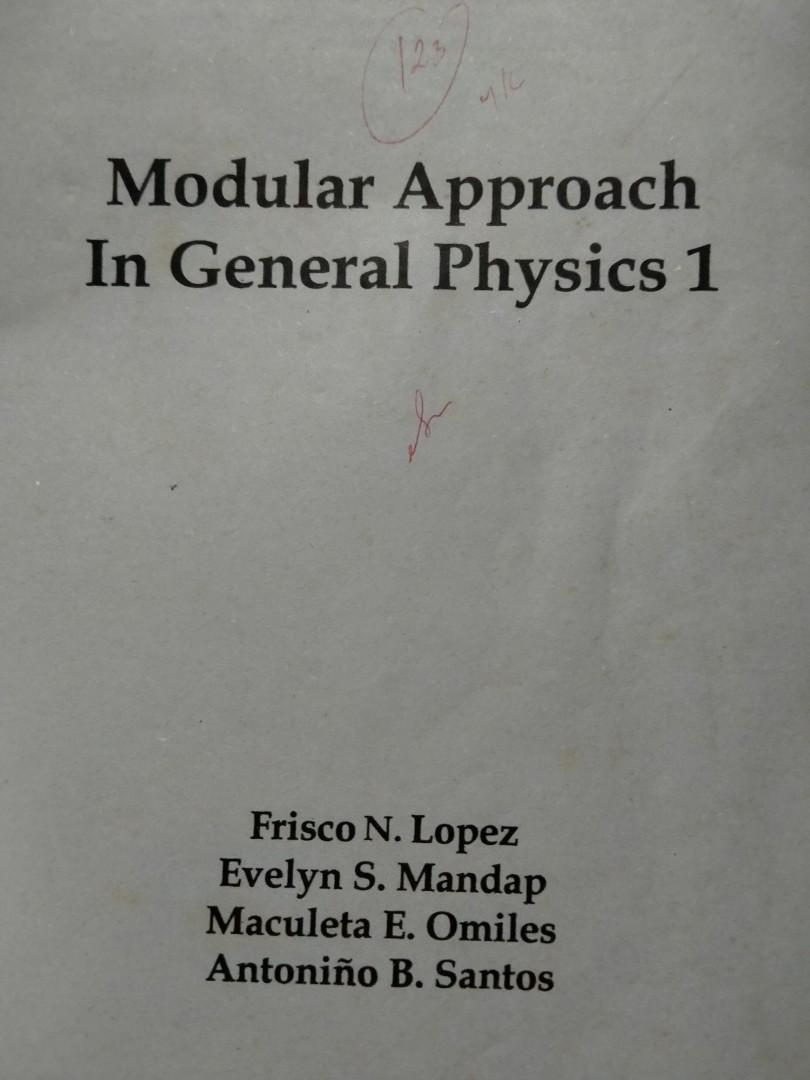 Modular Approach to General Physics 1, Hobbies & Toys, Books ...