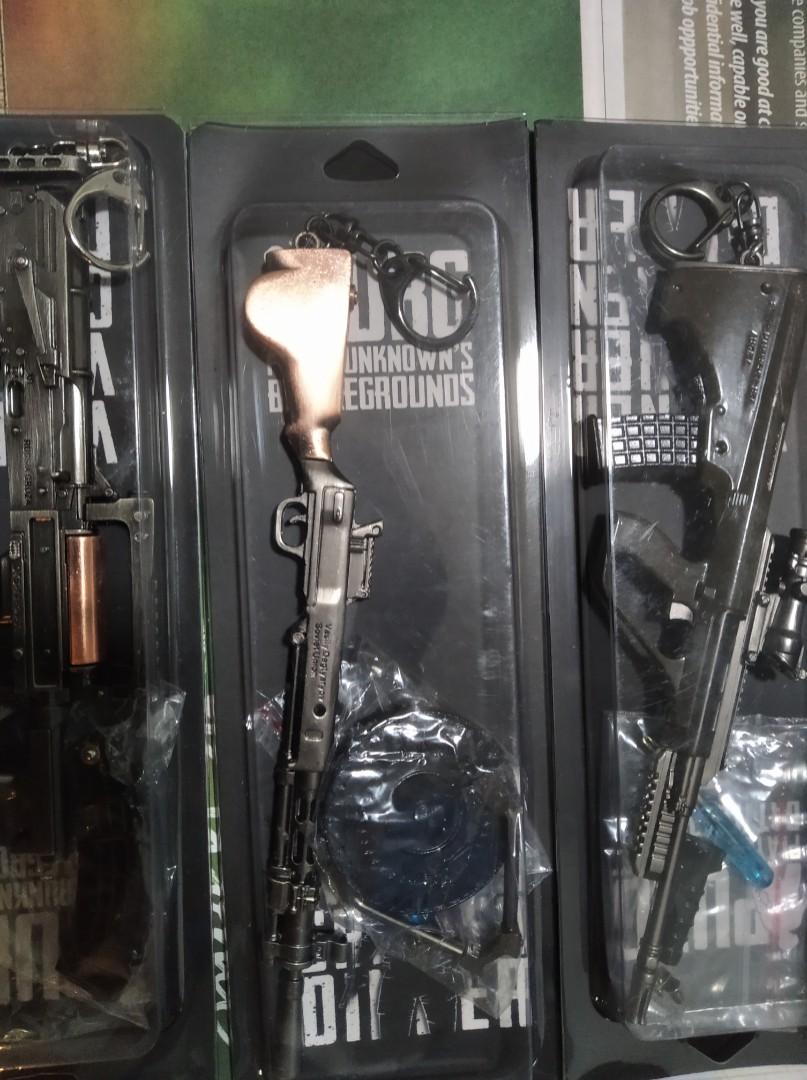 Pubg bnip cast metal 6 inch gun keychains groza Steyr aug rifle machine ...