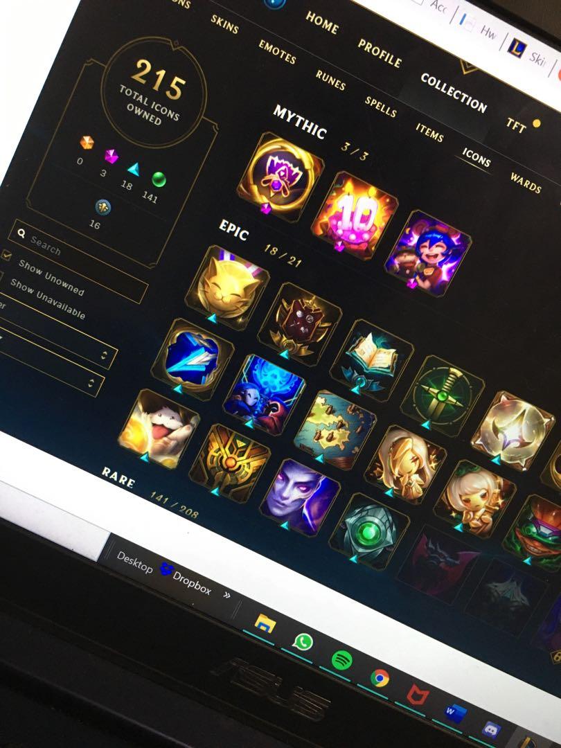 PRO League of Legends account, Video Gaming, Gaming Accessories, Game ...
