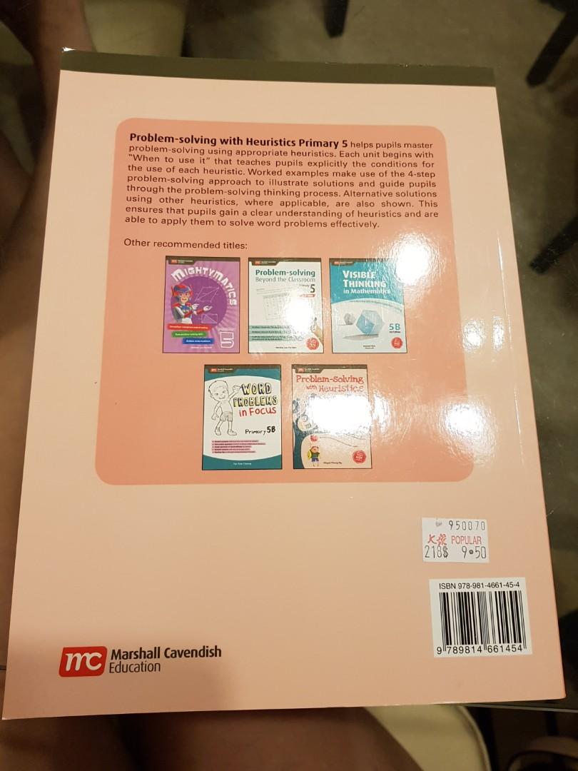 Problem Solving with Heuristics P5B Marshall Cavendish, Hobbies & Toys ...