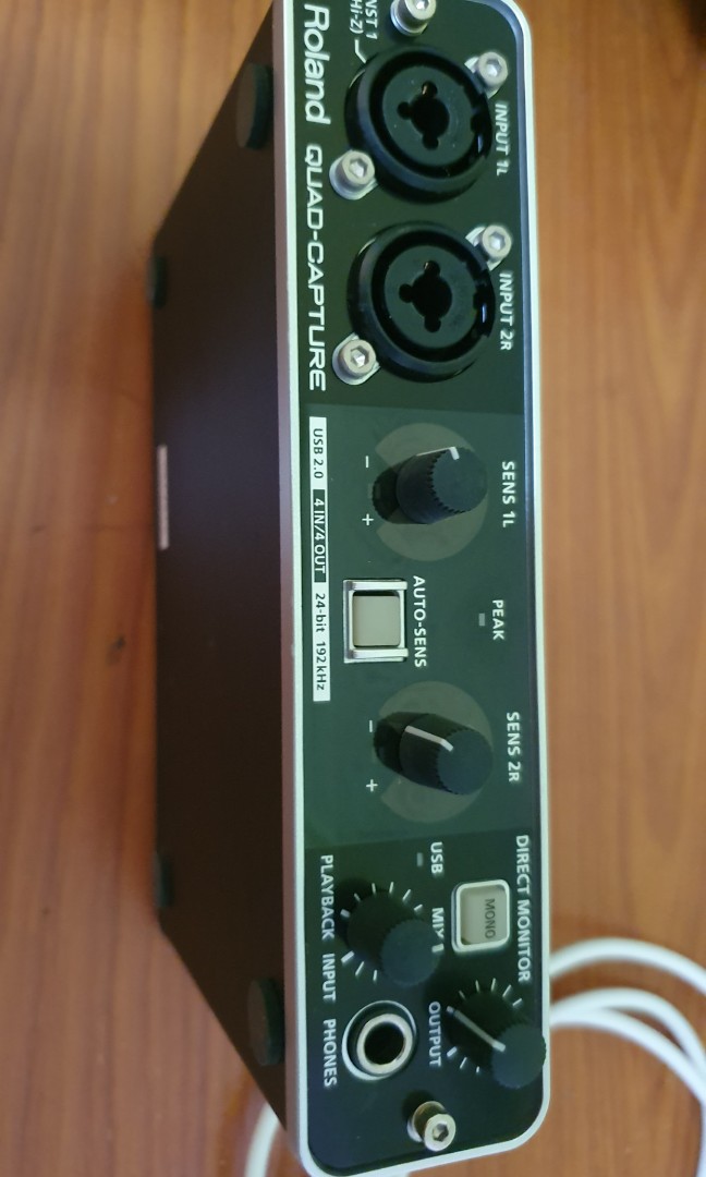 Quad capture audio interface, Computers & Tech, Parts & Accessories ...