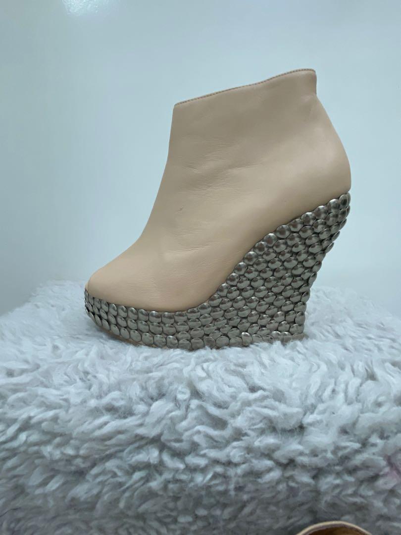 RARE!!! Jeffrey Campbell Tick Boots, Women's Fashion, Footwear, Heels ...