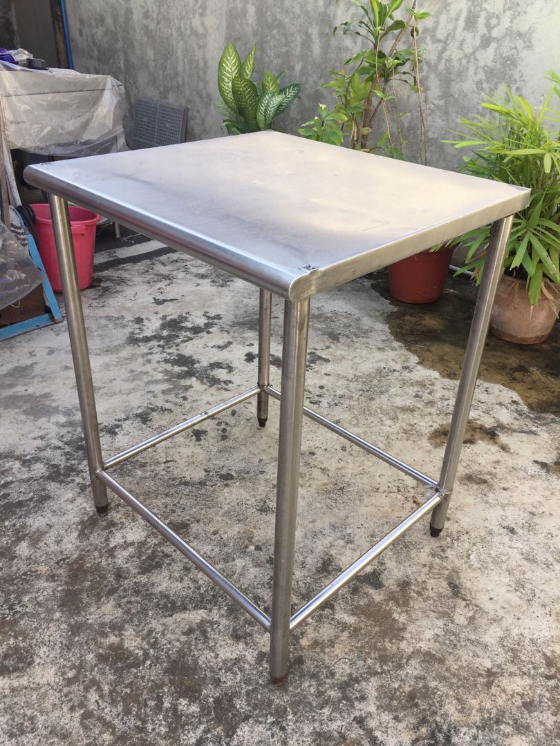Stainless Steel Table, Furniture & Home Living, Furniture, Tables ...