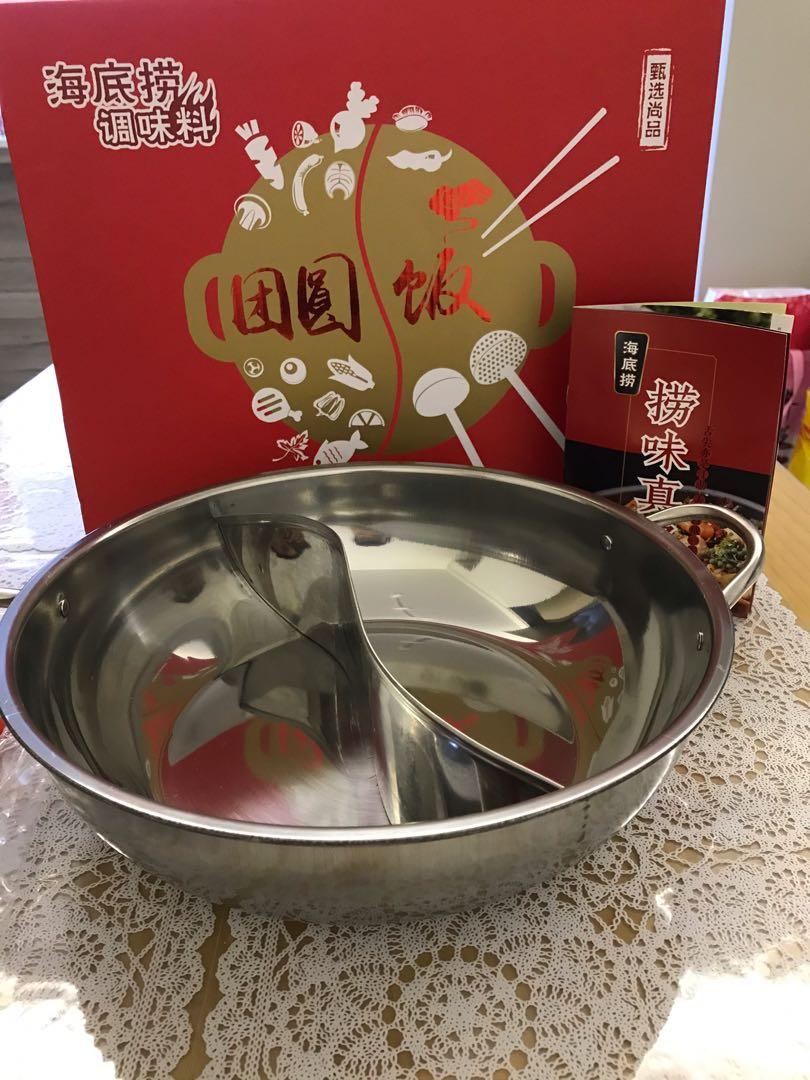 Steamboat pot set haidilao brand new in box, TV & Home Appliances ...