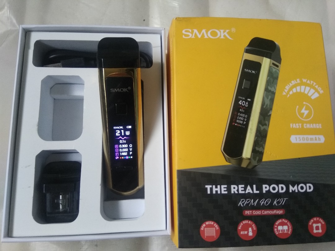Vape Smok RPM 40 kit, Elektronik, Lainnya on Carousell