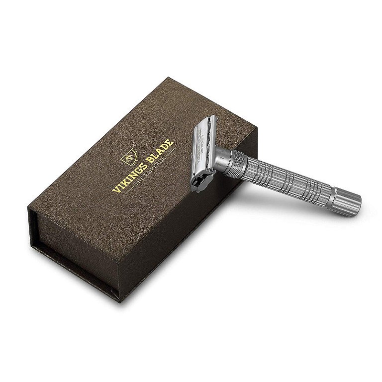 VIKINGS BLADE The Emperor Adjustable Safety Razor (Frosted C, Health ...