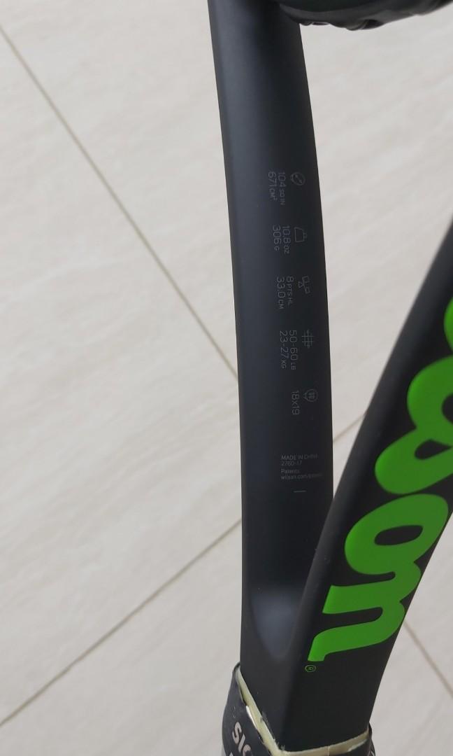 wilson blade sw104 v6.0, Sports Equipment, Sports & Games, Racket ...