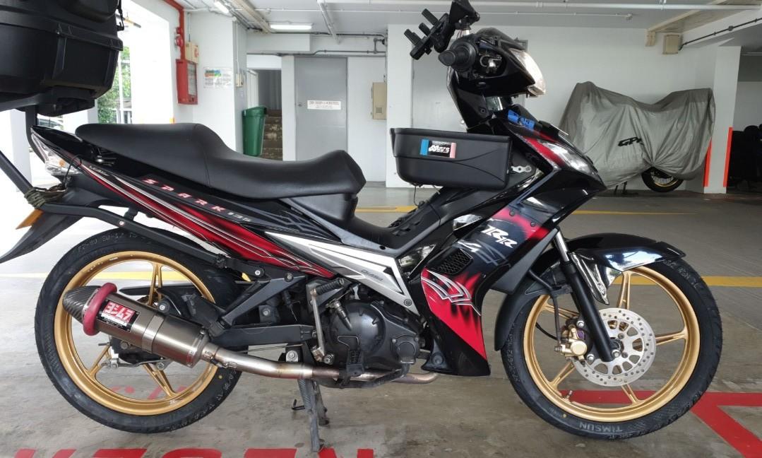 Yamaha spark, Motorcycles, Motorcycles for Sale, Class 2B on Carousell