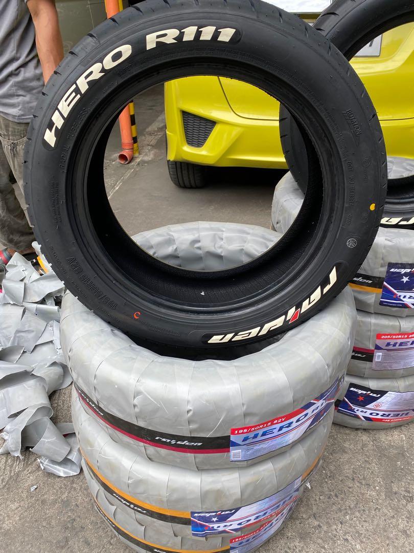 195-55-15 Raiden Hero Tires 3500 each, Car Parts & Accessories, Mags ...