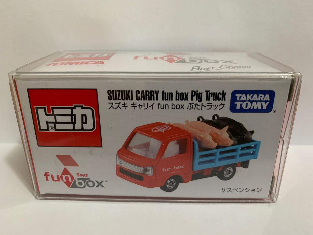 絕版 Takara Tomy Tomica Suzuki Carry Fun Box Pig Truck 台灣限定 車仔, 興趣及遊戲, 玩具 ...