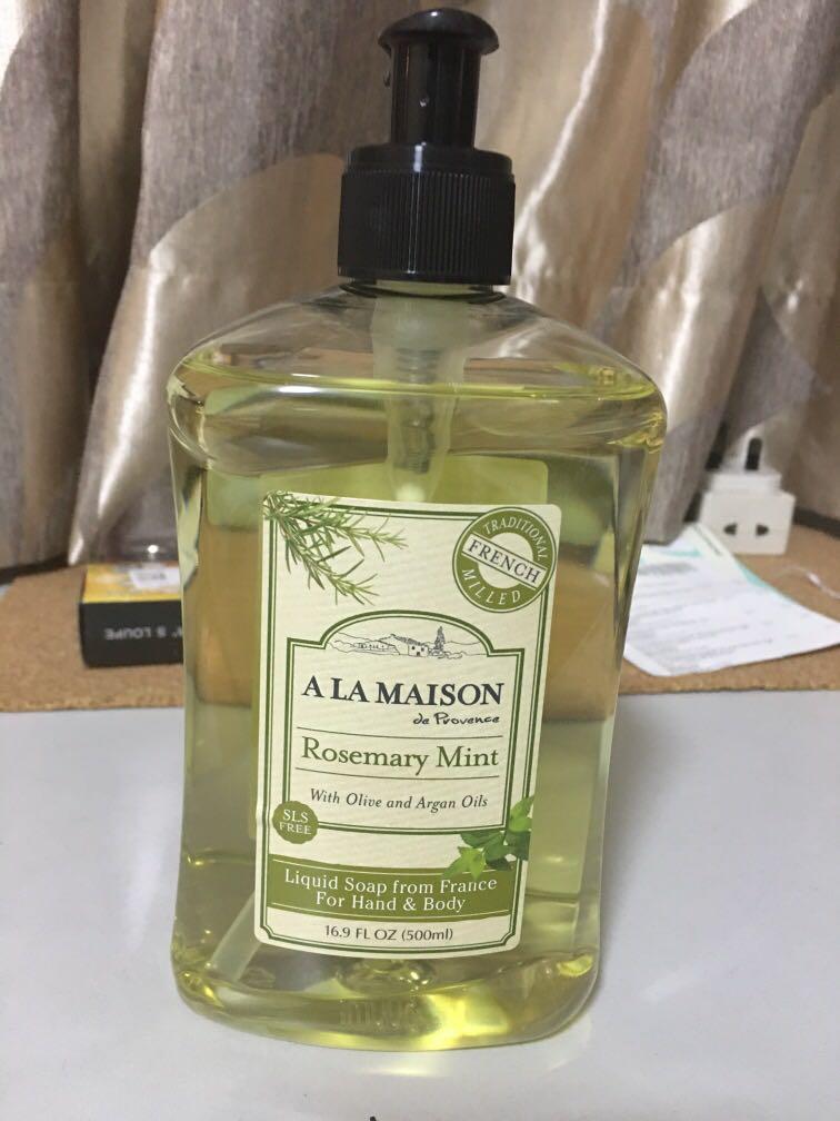 A La Maison Rosemary Mint Hand Soap | Ventana Blog