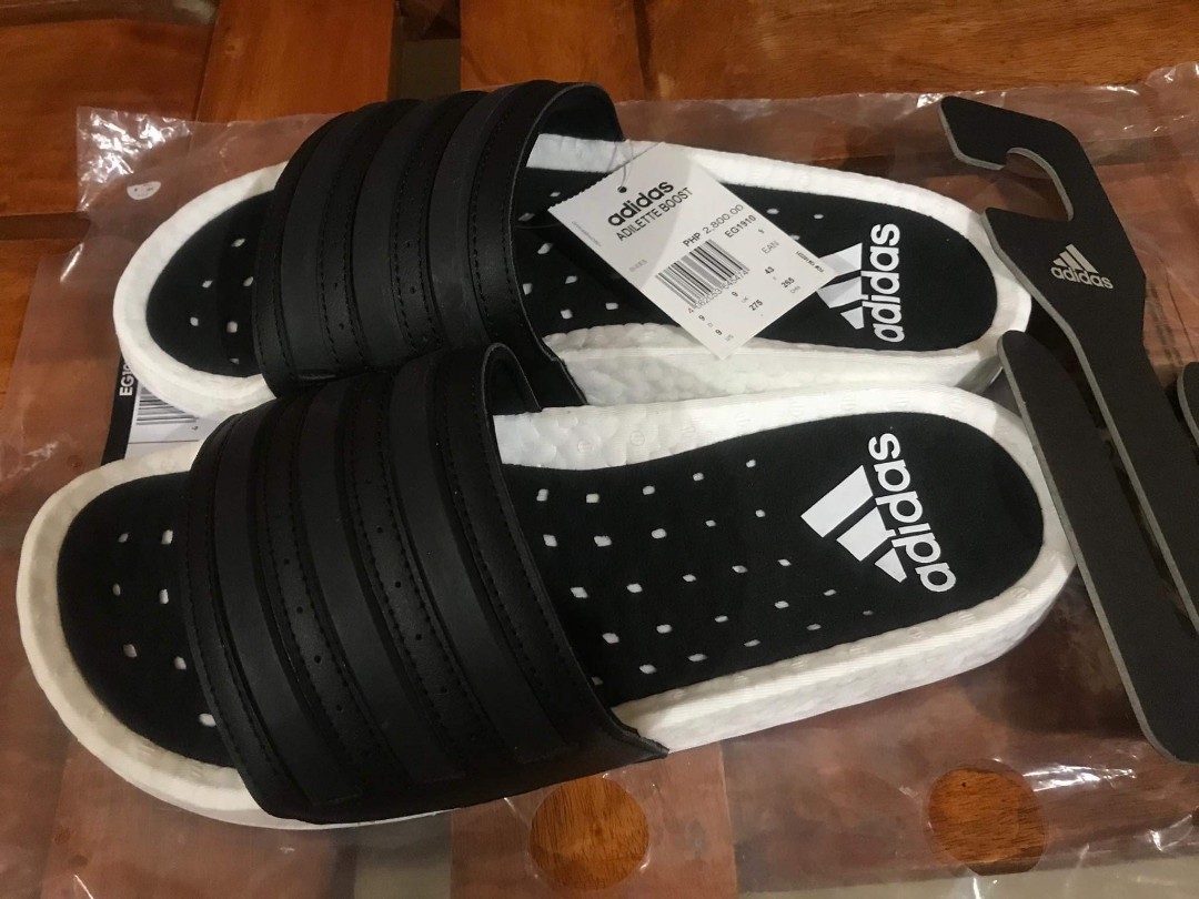 Adidas Adilette Boost Slides, Men's Fashion, Footwear, Slippers ...