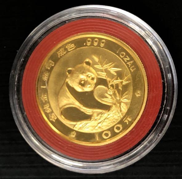 China : panda Gold coin 1988 100-yuan., Hobbies & Toys, Memorabilia ...
