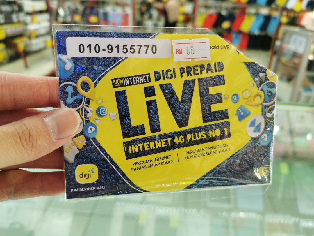 DIGI SIM VIP NUMBER RM68, Mobile Phones & Gadgets, Mobile & Gadget ...