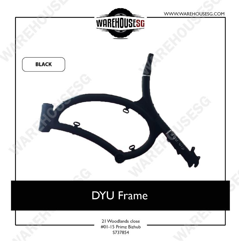 DYU Frame (Black), Sports Equipment, Bicycles & Parts, Parts ...
