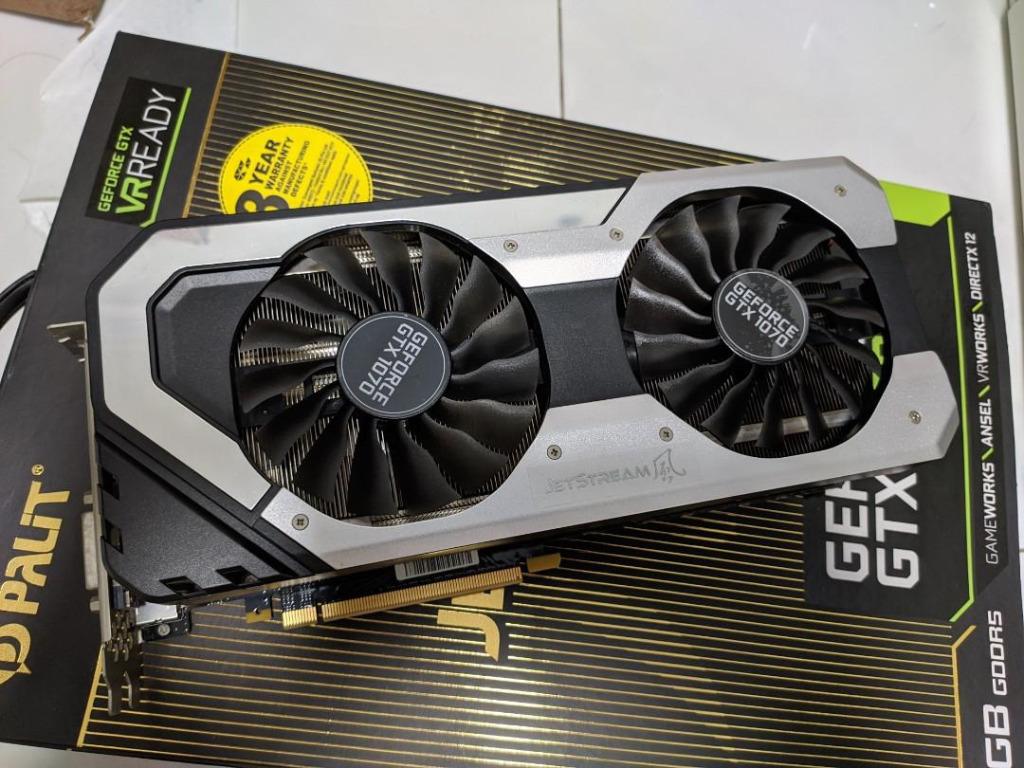 GeForce GTX 1070 Super JetStream 8GB, Computers & Tech, Parts ...