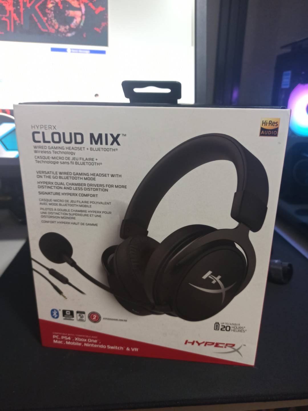HyperX Cloud Mix Wireless Gaming Headset, Audio, Headphones & Headsets on Carousell