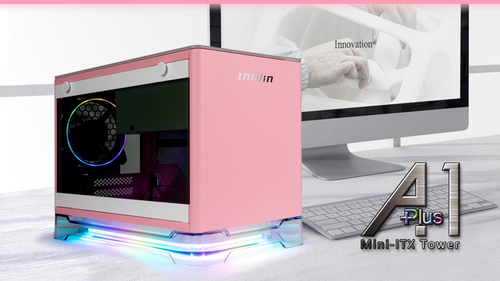 INWIN A1 PLUS PINK COMPONENT PC CHASSIS COMPUTER DESKTOP CASING ITX ...