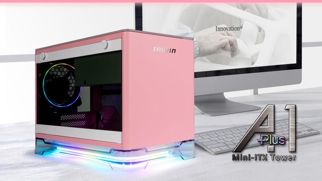 INWIN A1 PLUS PINK COMPONENT PC CHASSIS COMPUTER DESKTOP CASING ITX ...