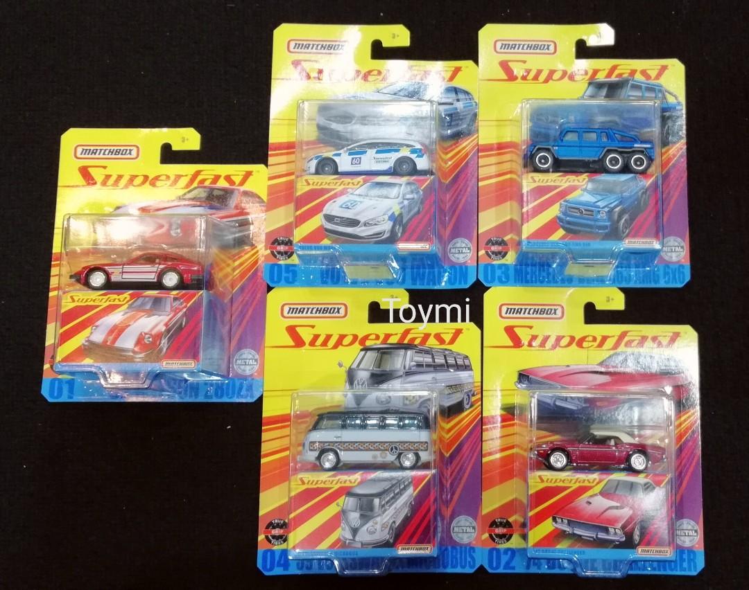 Matchbox Superfast Wave 4 Volkswagen Microbus Amg Mercedes Fairlady ...