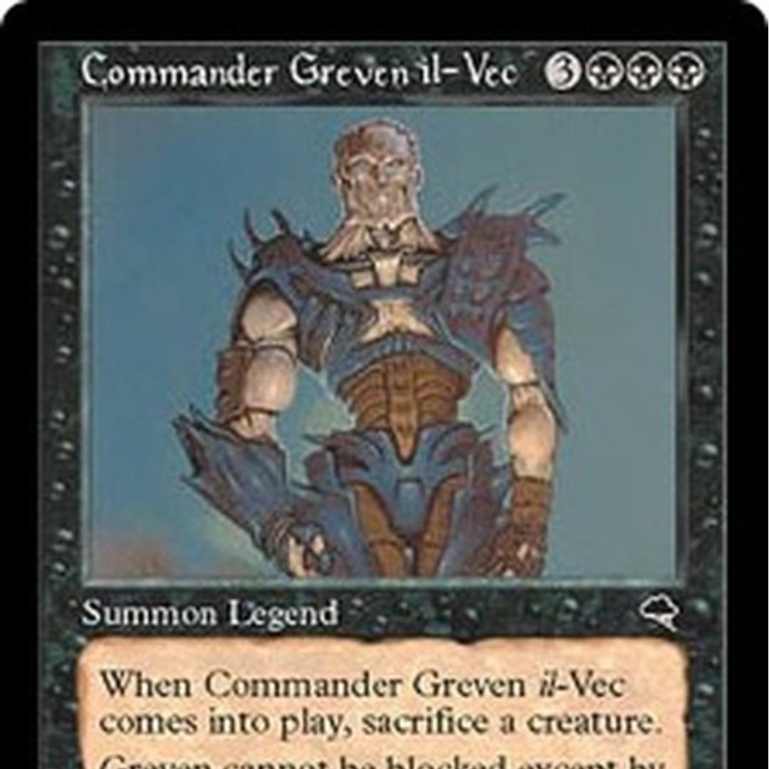 MTG Commander Greven il-Vec (Tempest), Hobbies & Toys, Toys & Games on ...