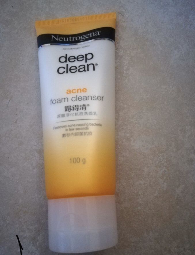 Neutrogena Deep Clean Acne Foam Cleanser, Beauty & Personal Care, Face ...
