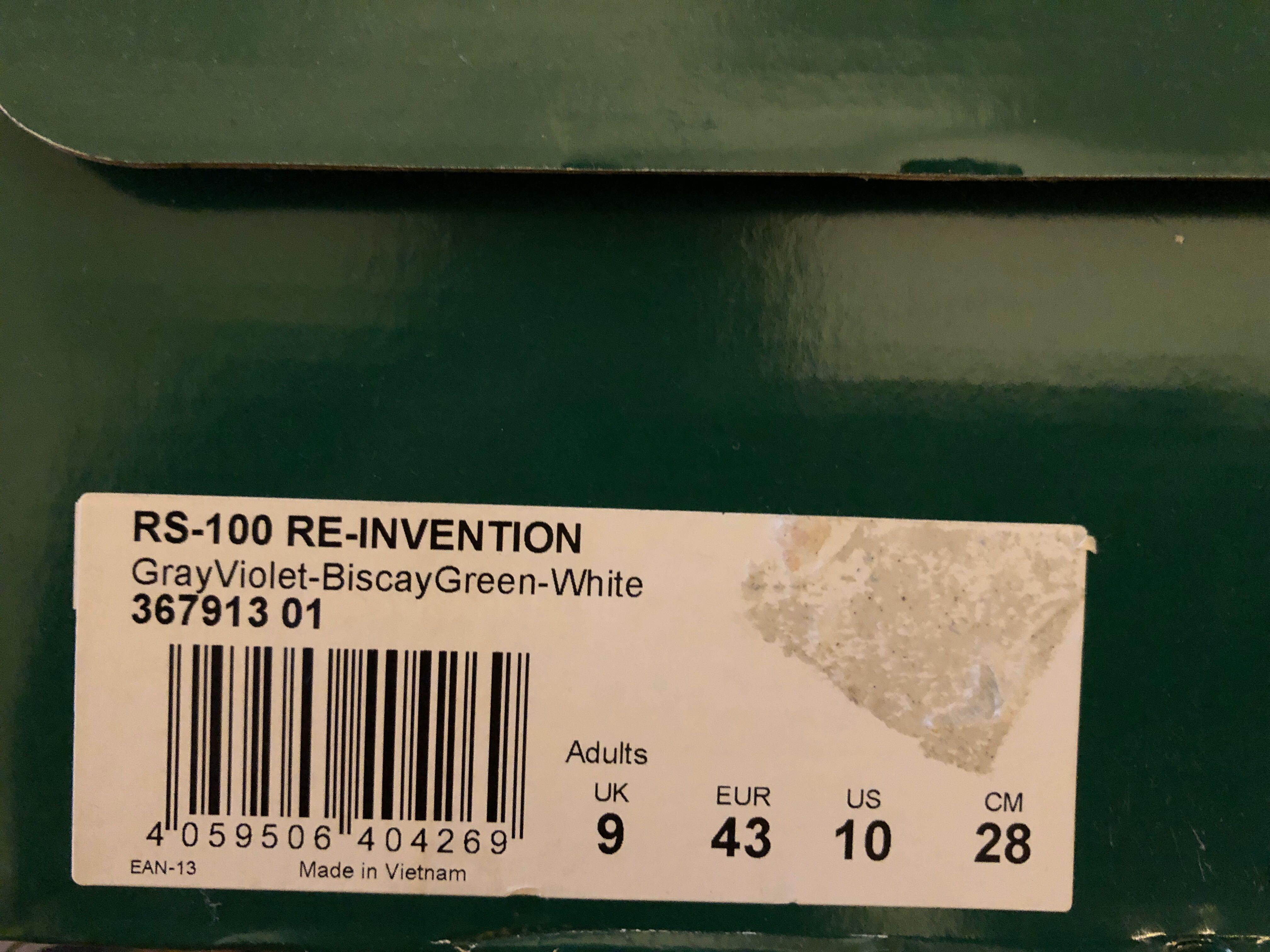 Puma RS- 100 RE - INVENTION, 運動產品, 其他運動配件 - Carousell