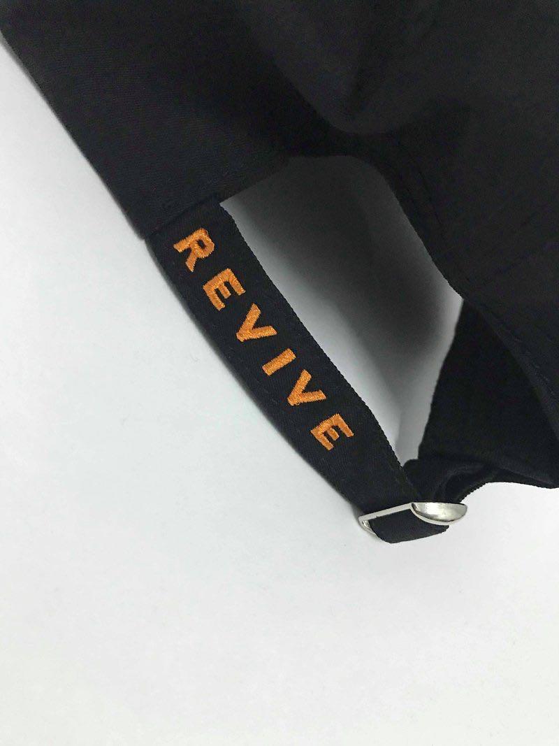 Revive 經典 革命 字體 老帽 Cap 黑橘, 他的時尚, 手錶及配件, 棒球帽、帽在旋轉拍賣