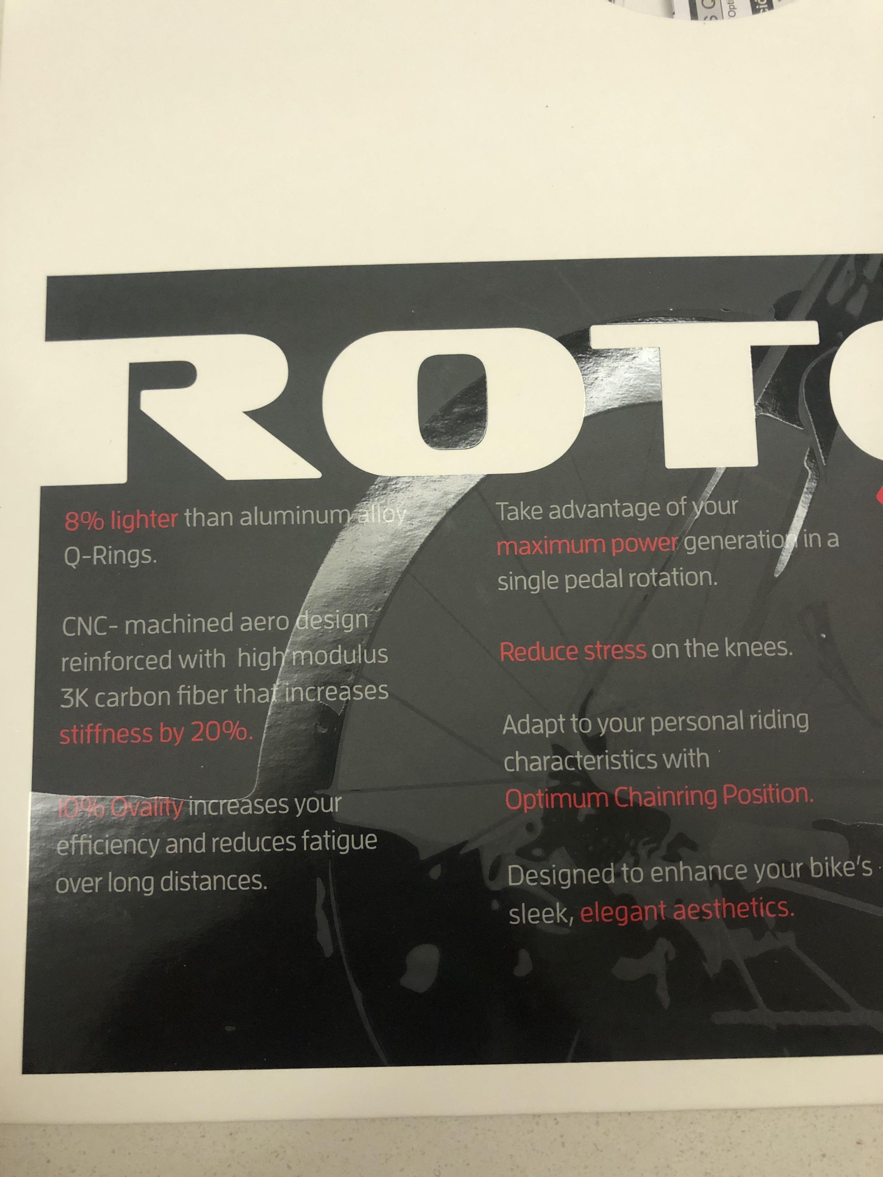 Rotor Qarbon Qring 50T, Sports Equipment, Bicycles & Parts, Bicycles on ...