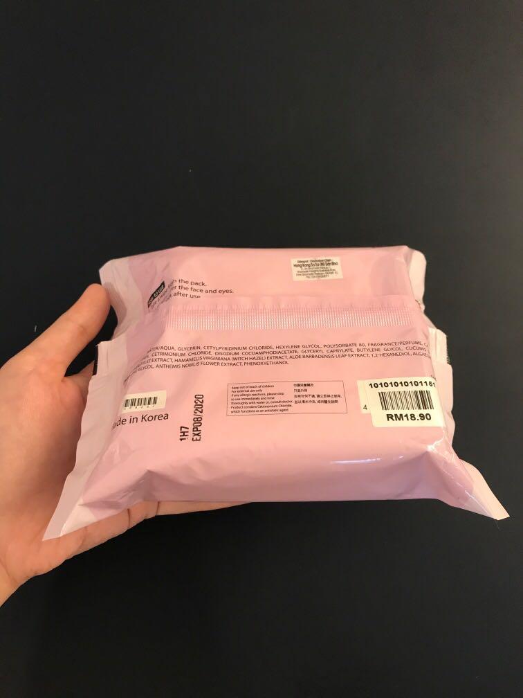 Sasa Makeup Remover Wipes 25 sheets, Beauty & Personal Care, Face ...
