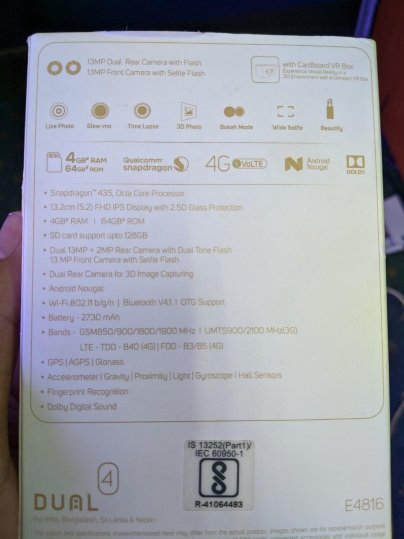 Snapdragon 435 4gb ram 64gb memory, Mobile Phones & Gadgets, Mobile Phones, Android Phones ...