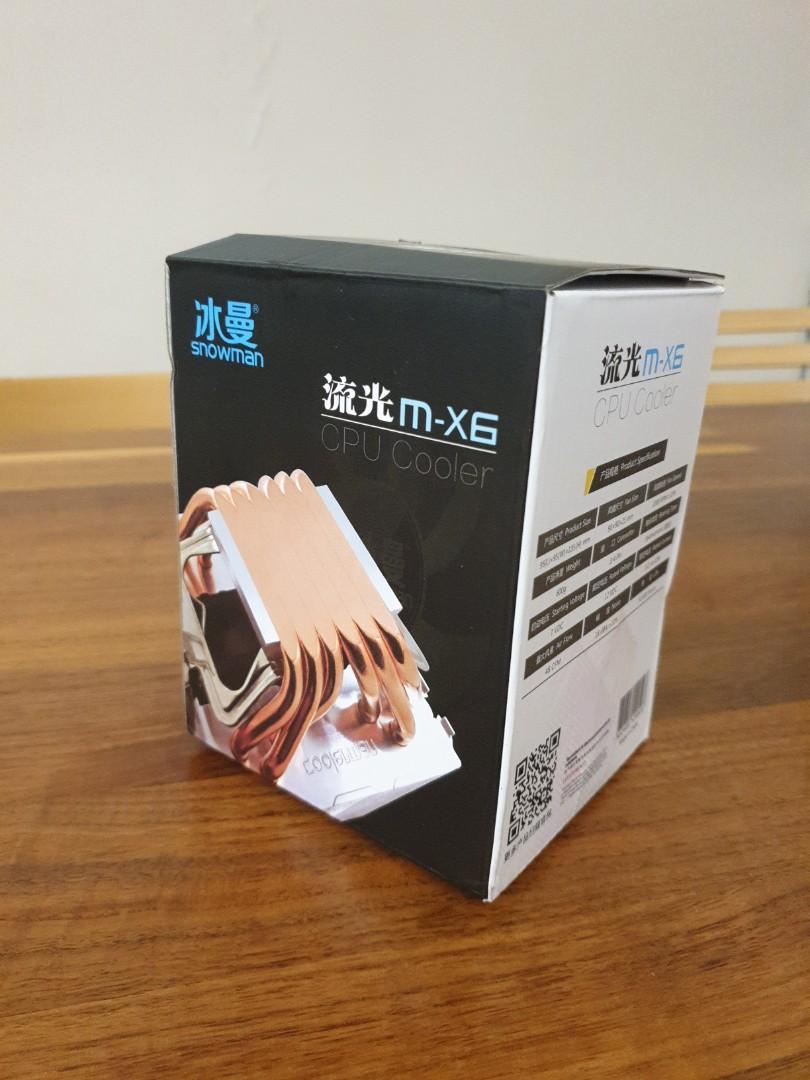 Snowman M-X6 (90mm fan) CPU Cooler Heat Sink Coolerman , Computers ...