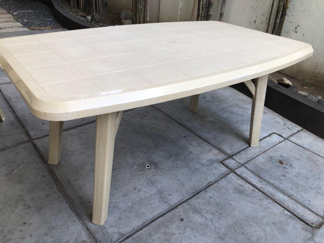 Table monoblock, Furniture & Home Living, Furniture, Tables & Sets on ...